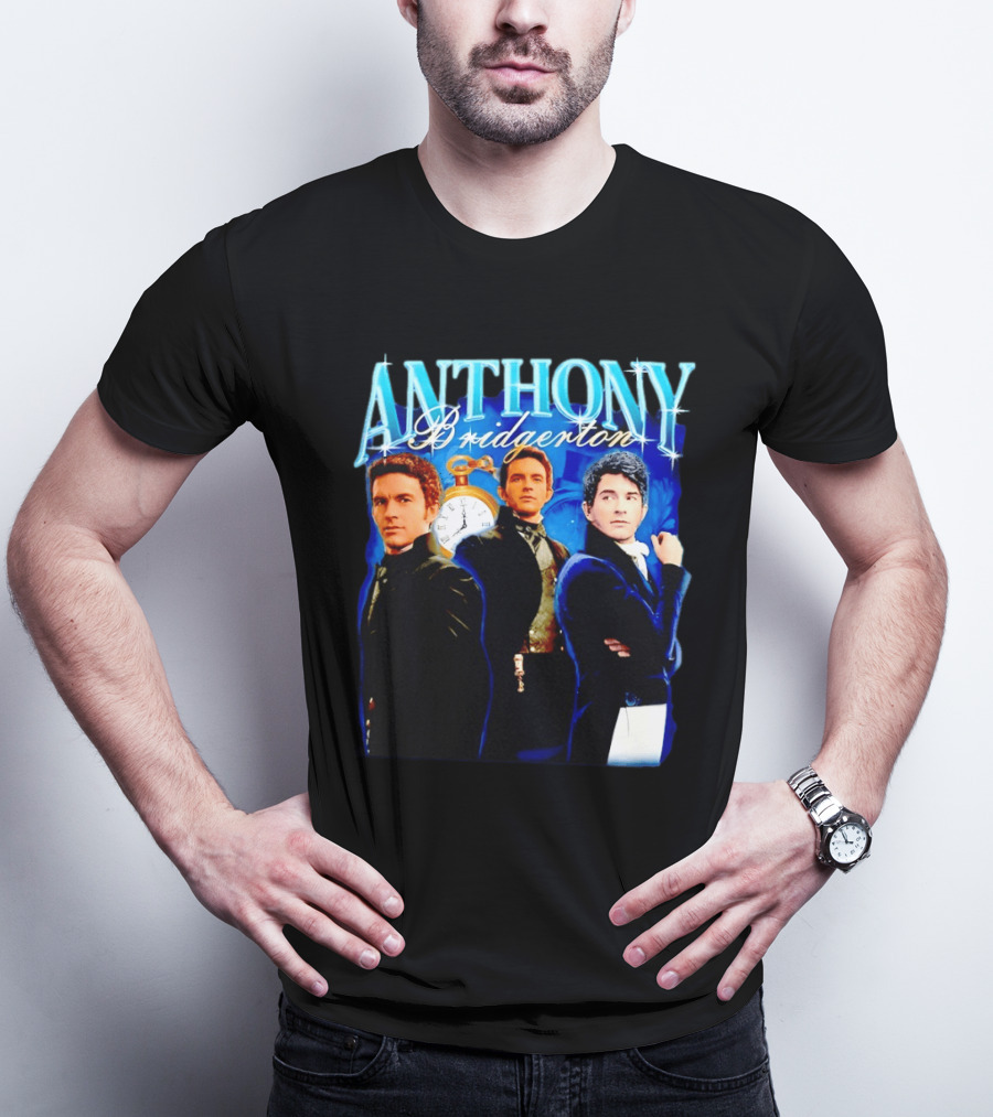 Anthony Bridgerton Netflix Series Character With T-Shirt