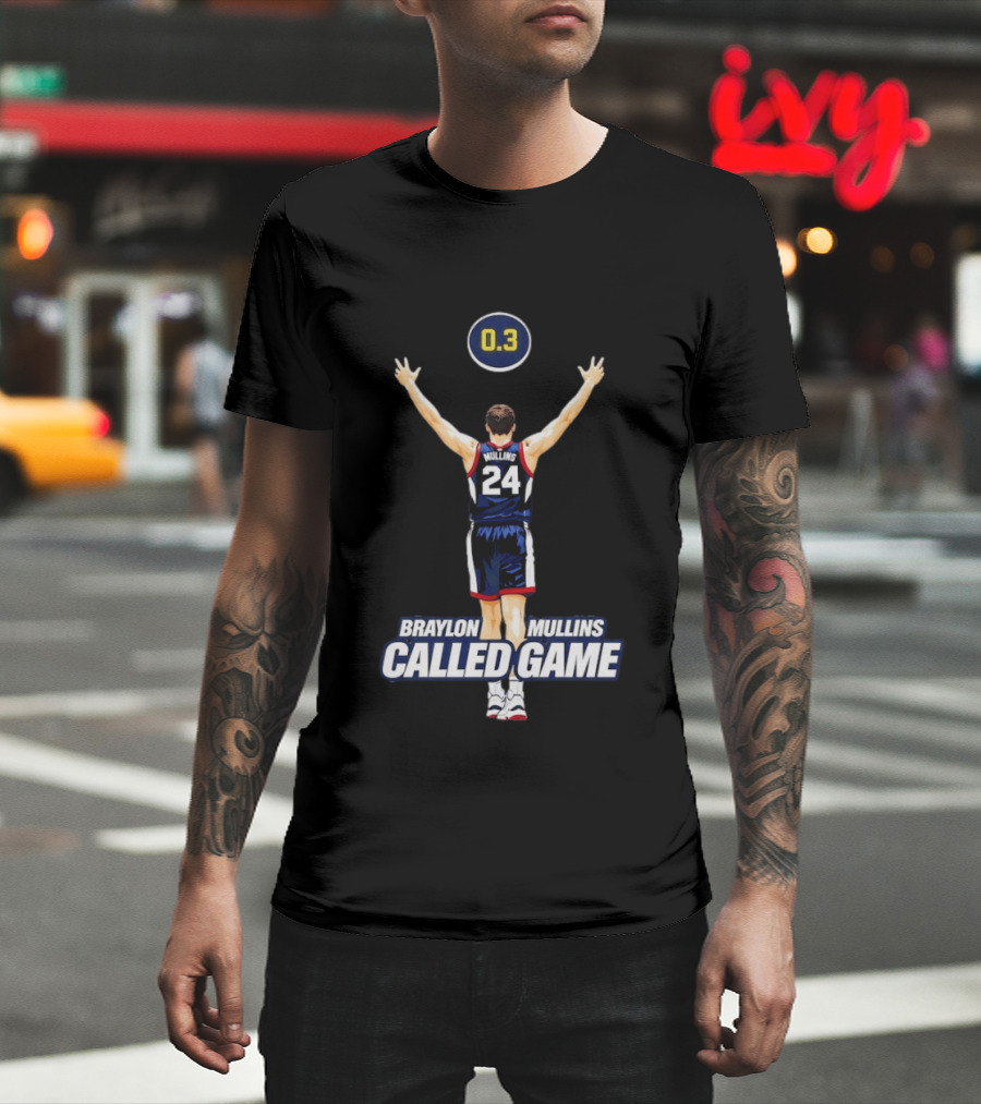 Braylon Mullins Iconic 0.3 Second Basketball Victory Called Game T-Shirt