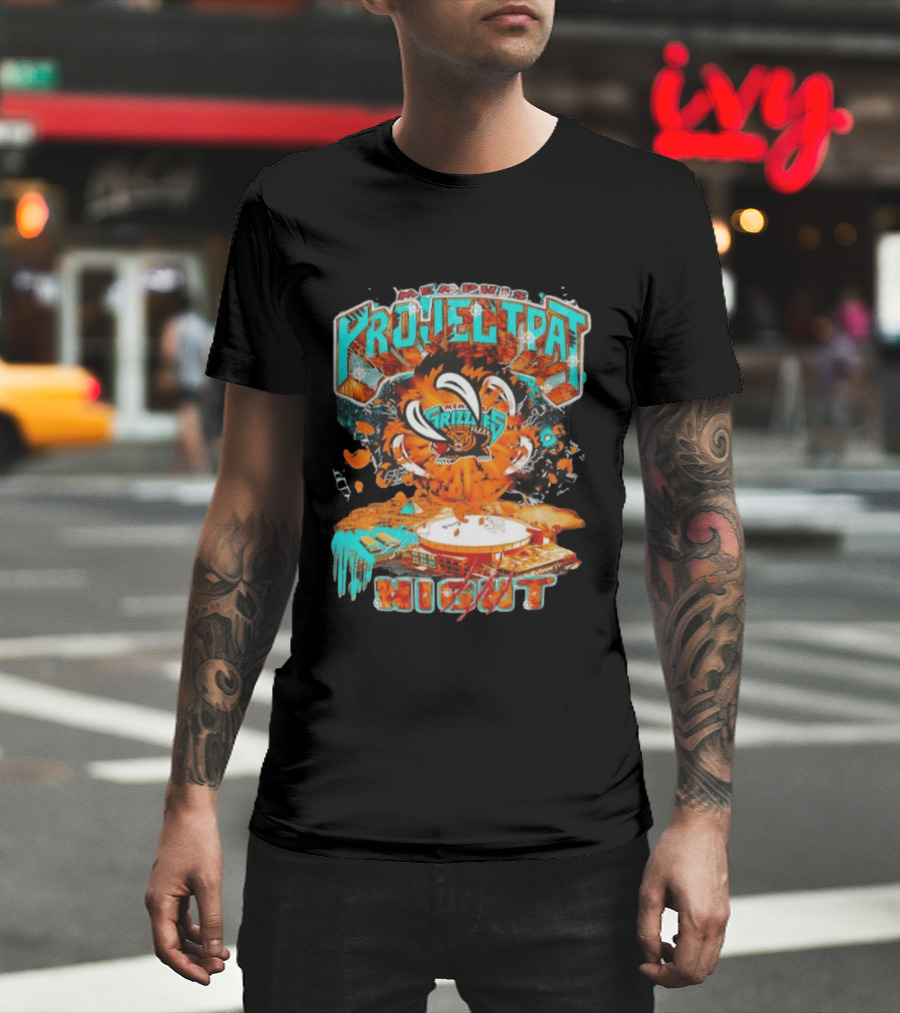 Memphis Grizzlies Project Pat Night Explosive Arena Event T-Shirt