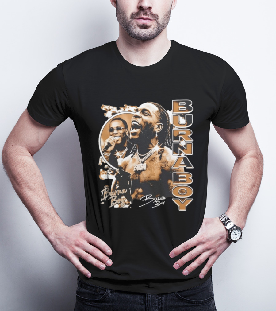 Burna Boy Iconic Music Lover Fan Merchandise T-Shirt