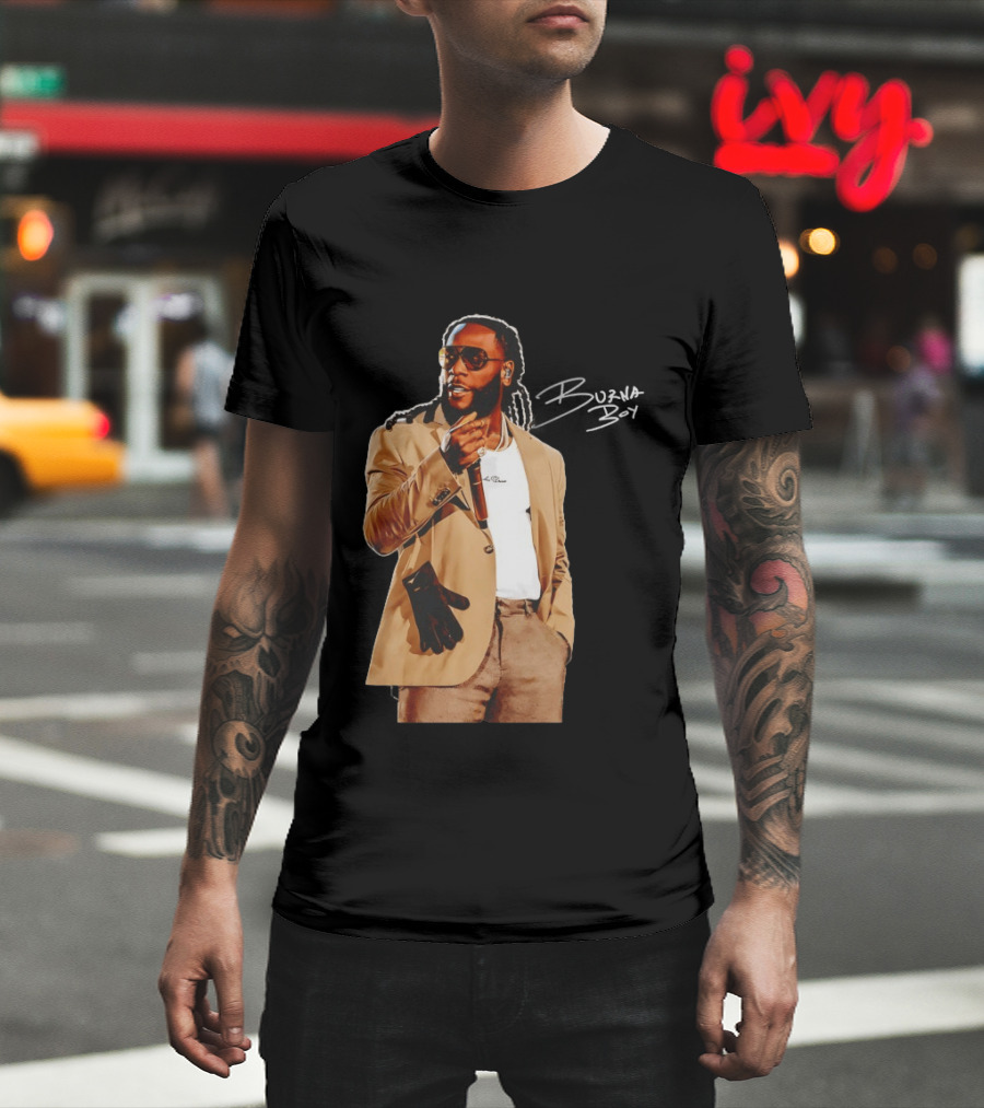 Burna Boy Rooted African Heritage Fashion T-Shirt
