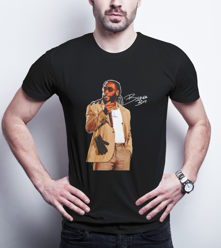 Burna Boy Rooted African Heritage Fashion T-Shirt