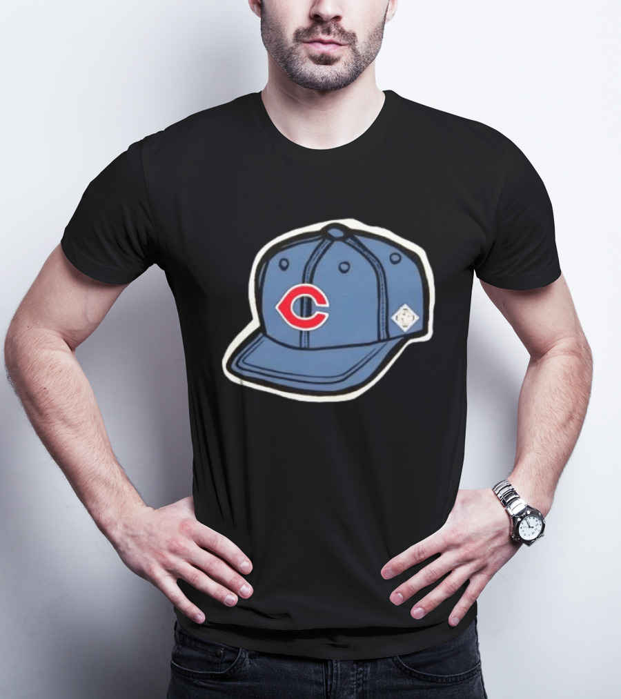 Chicago Cubs Cincinnati Tigers Negro League Cap With C Emblem Blue Hat T-Shirt