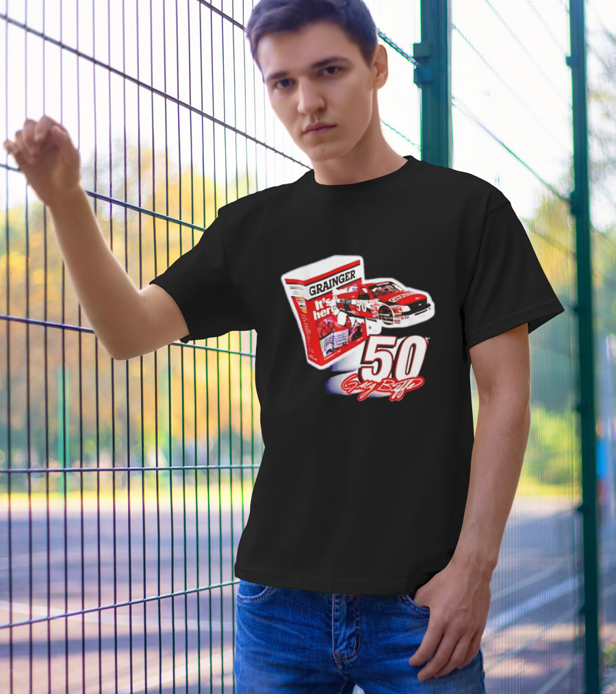 Grainger NASCAR 50 Greg Biffle Racing Car It's Here T-Shirt