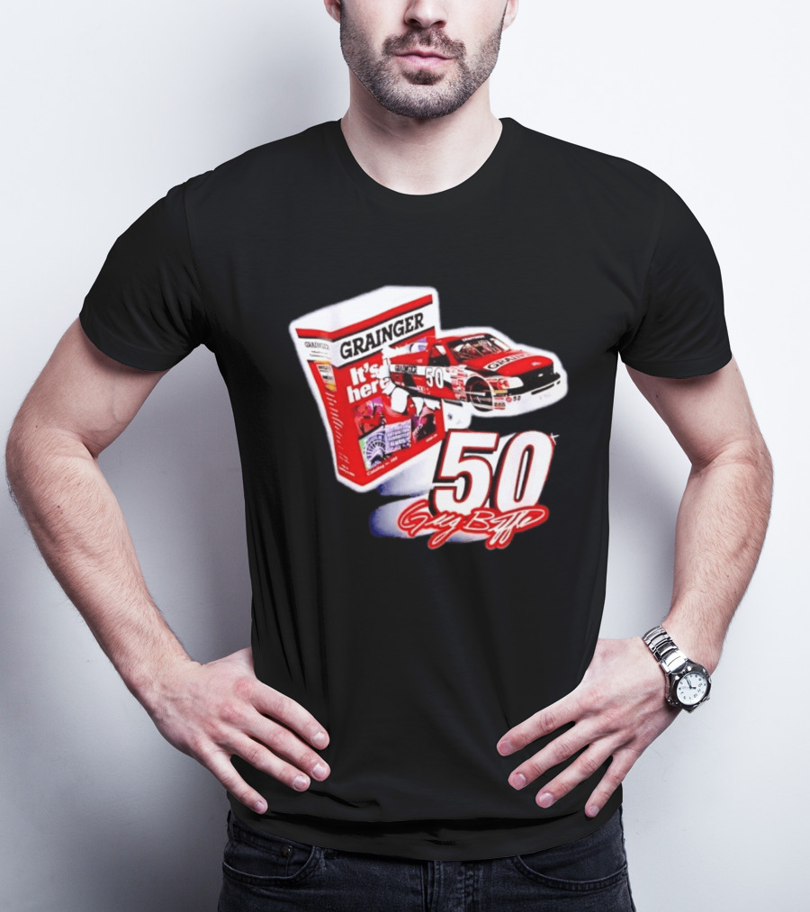 Grainger NASCAR 50 Greg Biffle Racing Car It's Here T-Shirt