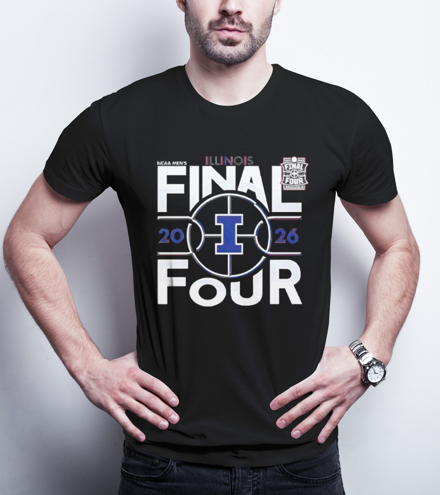 Illinois Illini 2026 Final Four March Madness Men's Basketball T-Shirt