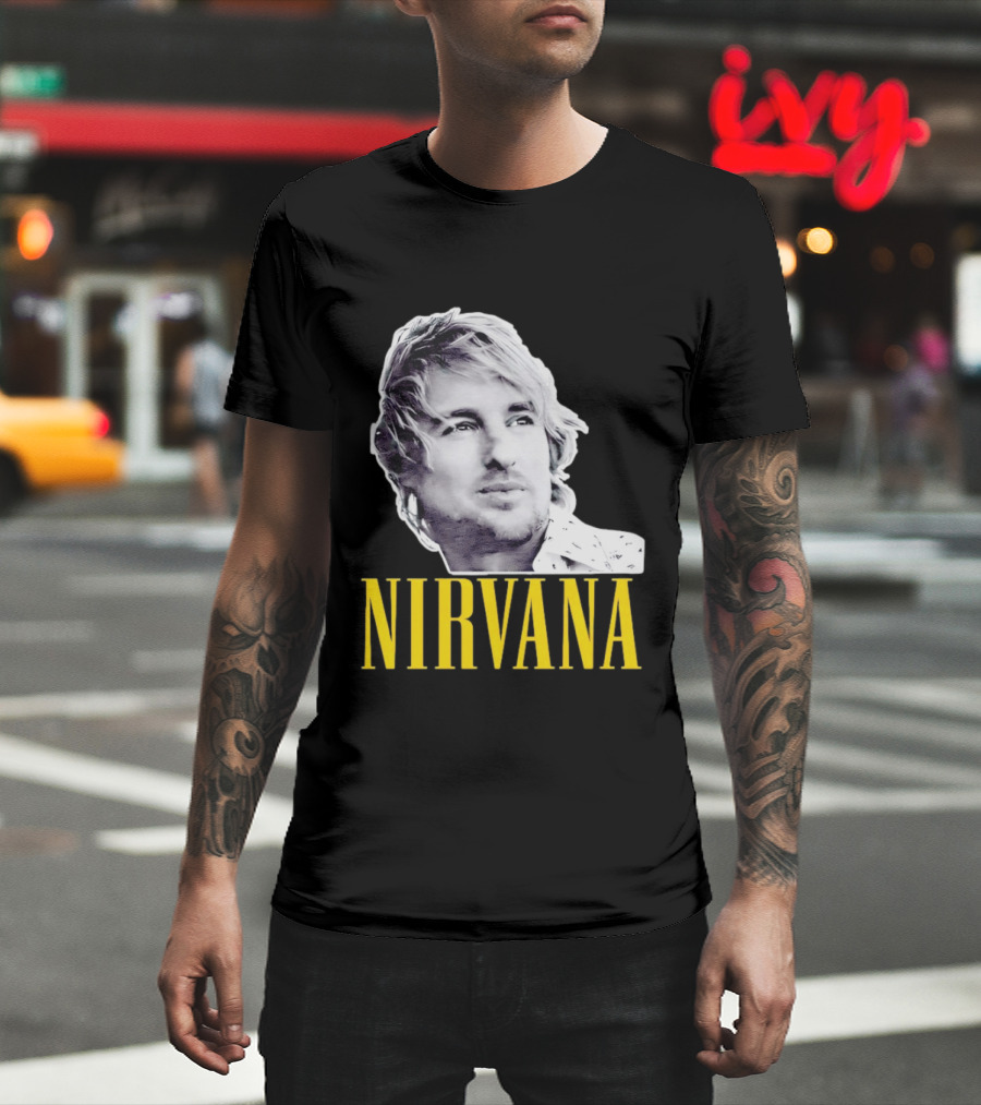 Nirvana Owen Wilson Mashup T-Shirt