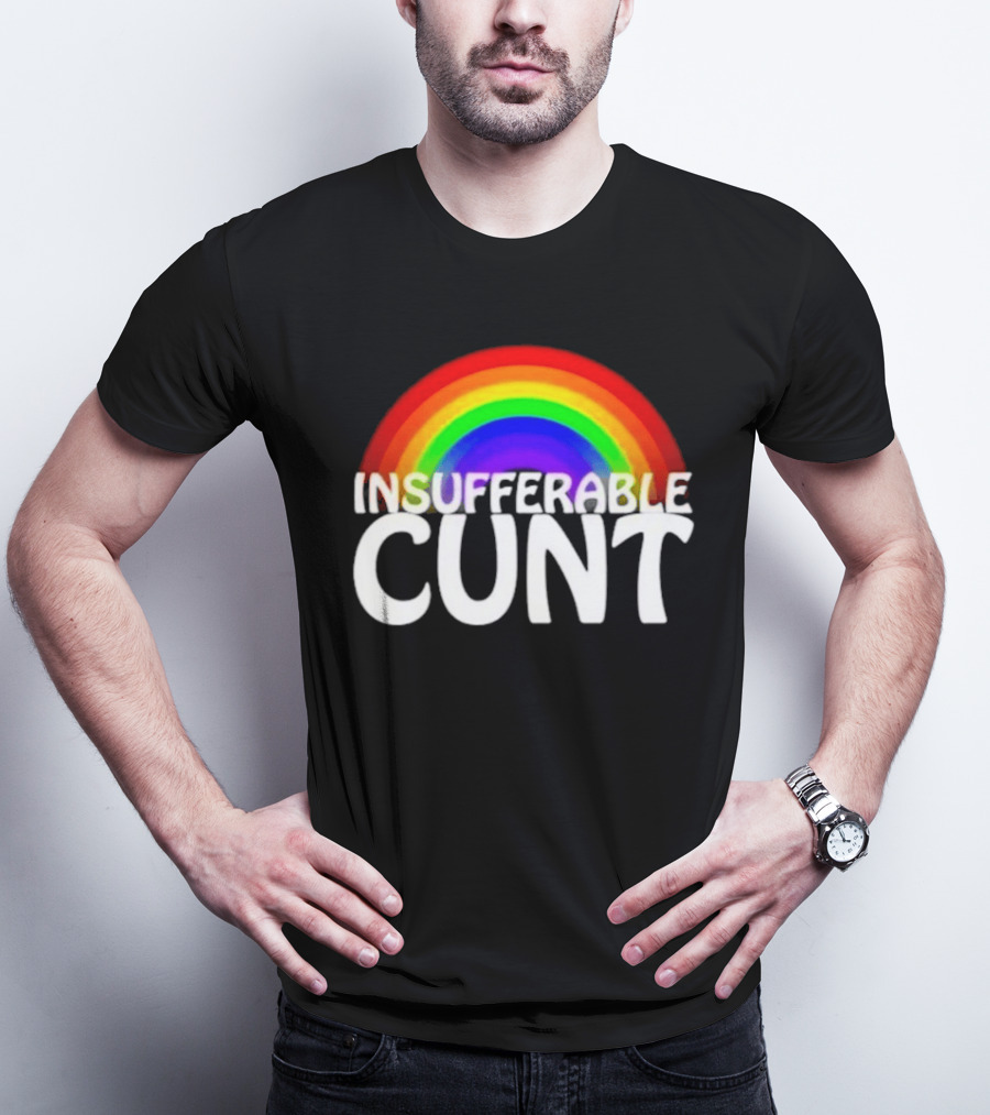 Rainbow Insufferable Cunt Colorful Pride T-Shirt