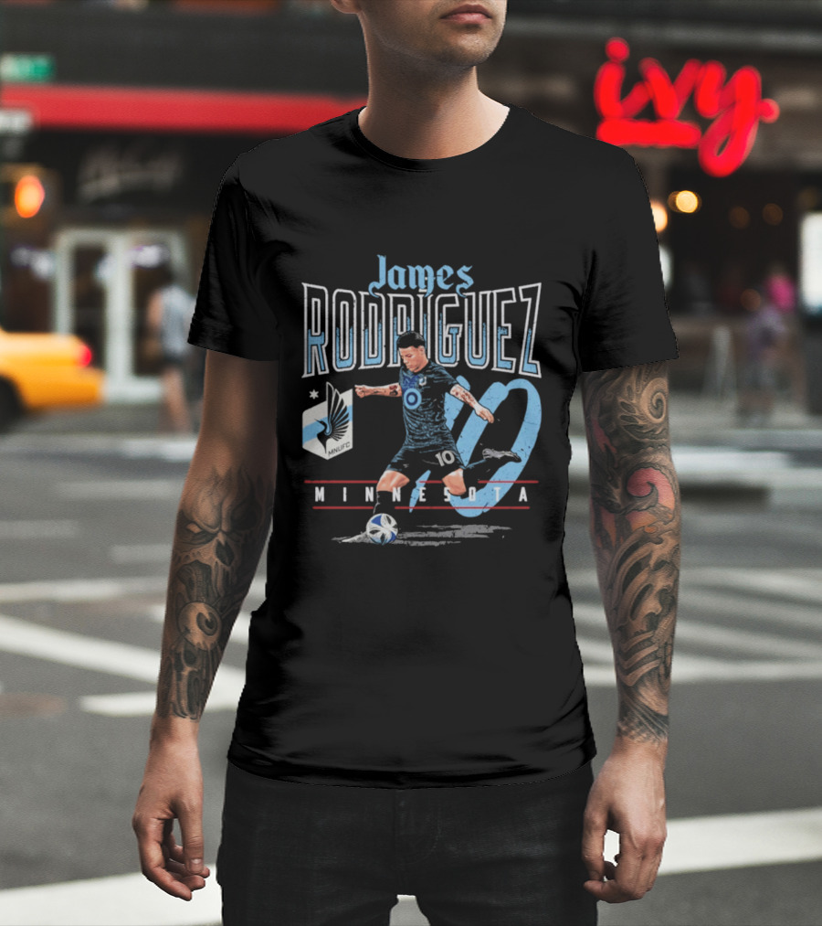 James Rodriguez Minnesota United 10 Soccer Star T-Shirt