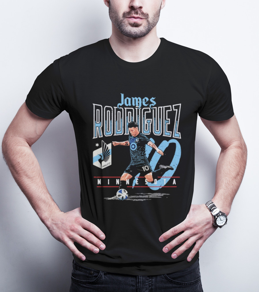 James Rodriguez Minnesota United 10 Soccer Star T-Shirt