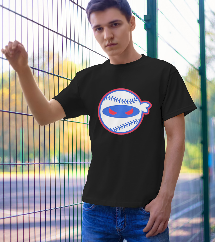 Pitching Ninja Baseball Eyes Atlanta T-Shirt