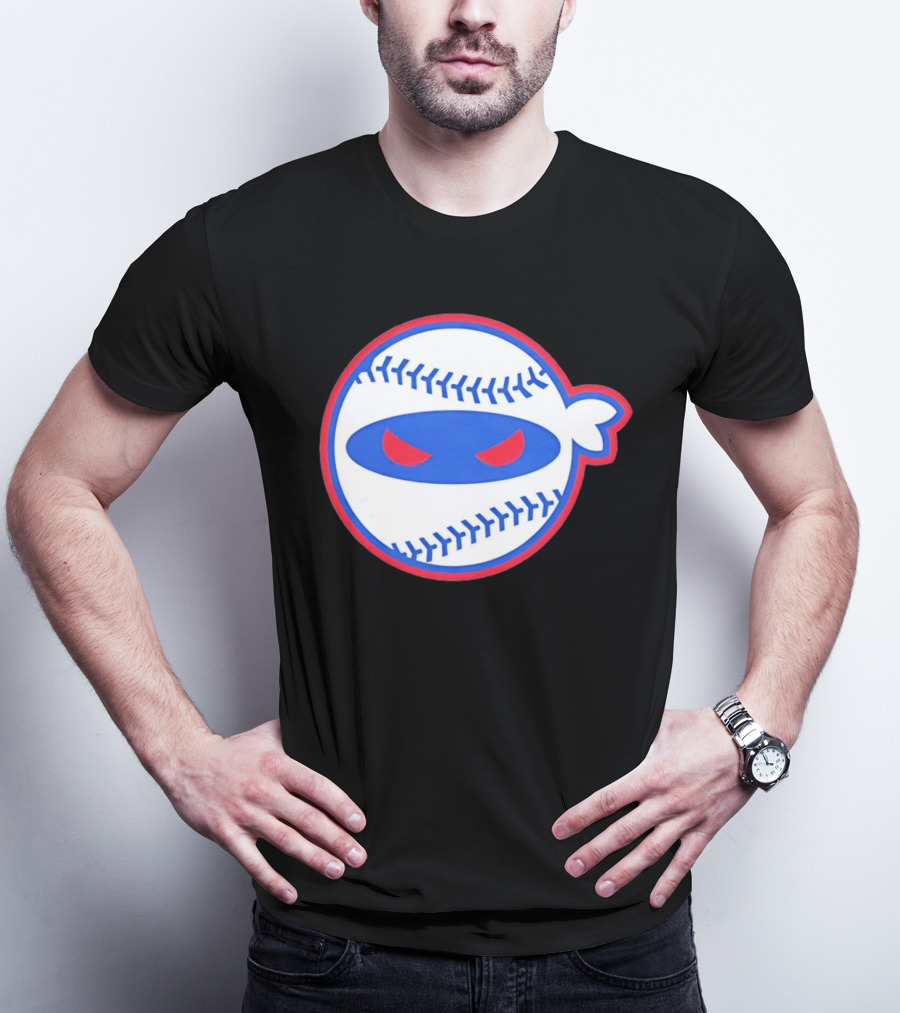 Pitching Ninja Baseball Eyes Atlanta T-Shirt