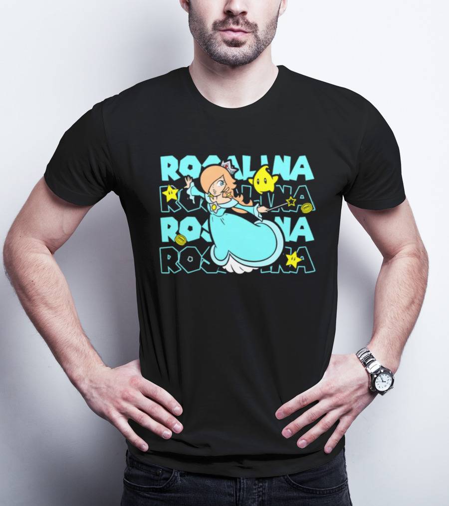 Super Mario Rosalina With Luma And Stars Est 1985 Disneyland T-Shirt