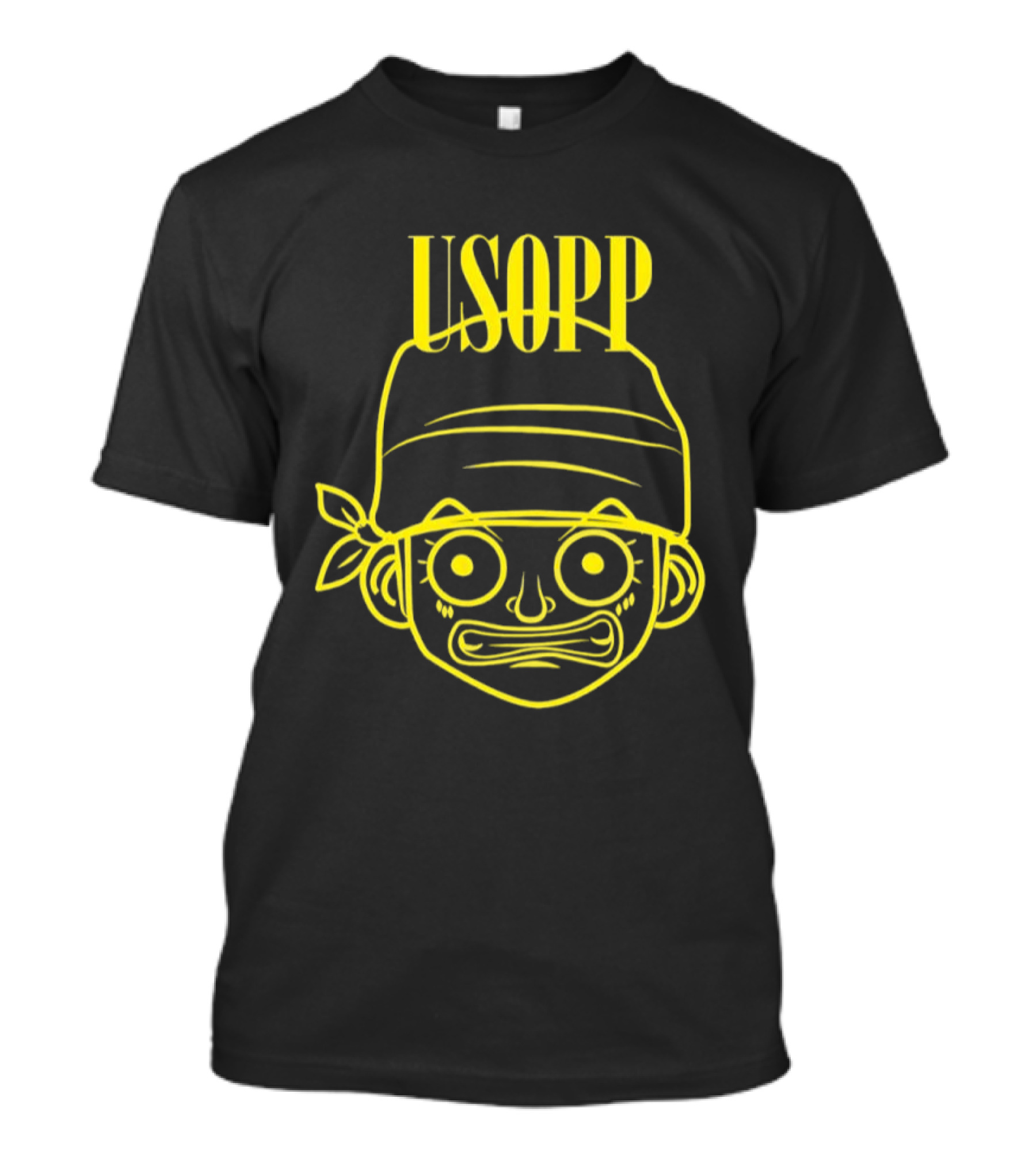 Ussop One Piece Straw Hat Crew Bandana Fan T-Shirt