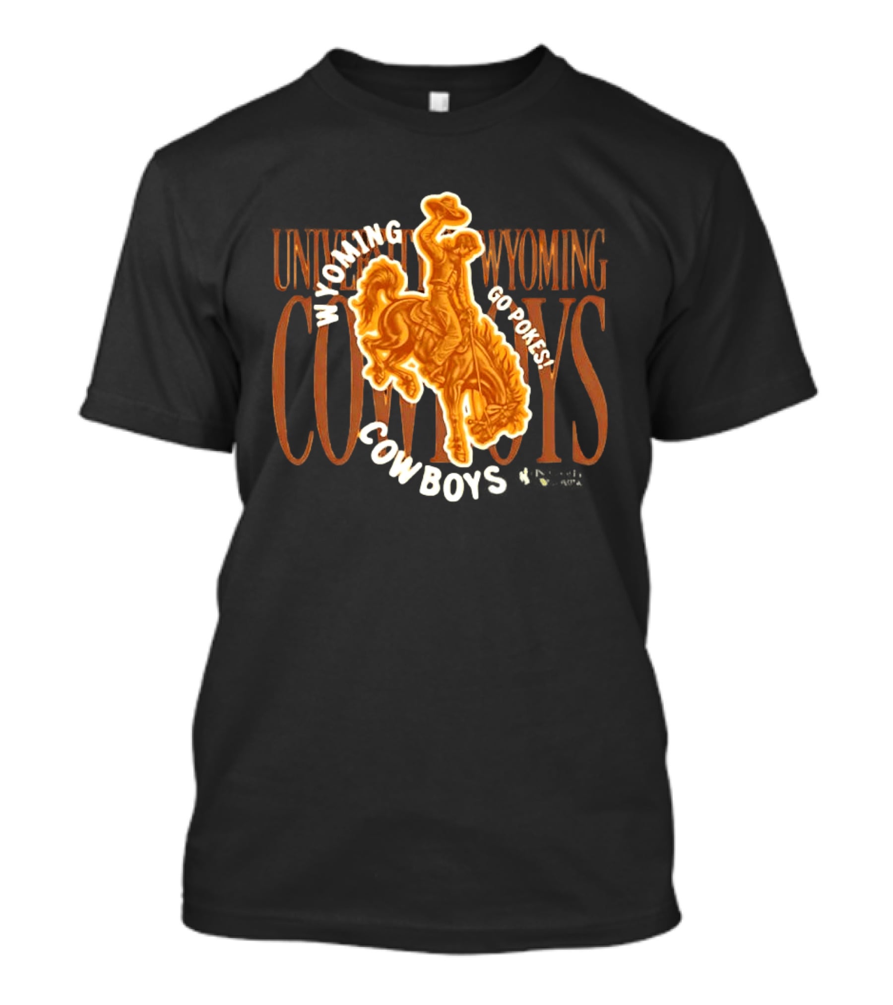 University Of Wyoming Cowboys Go Pokes Rodeo Spirit T-Shirt