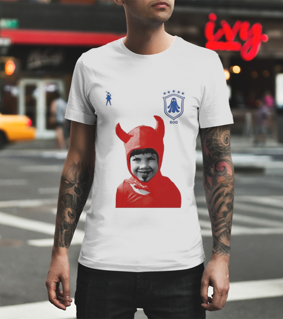 Seleção Diabo Problem Child Red Devil Costume T-Shirt