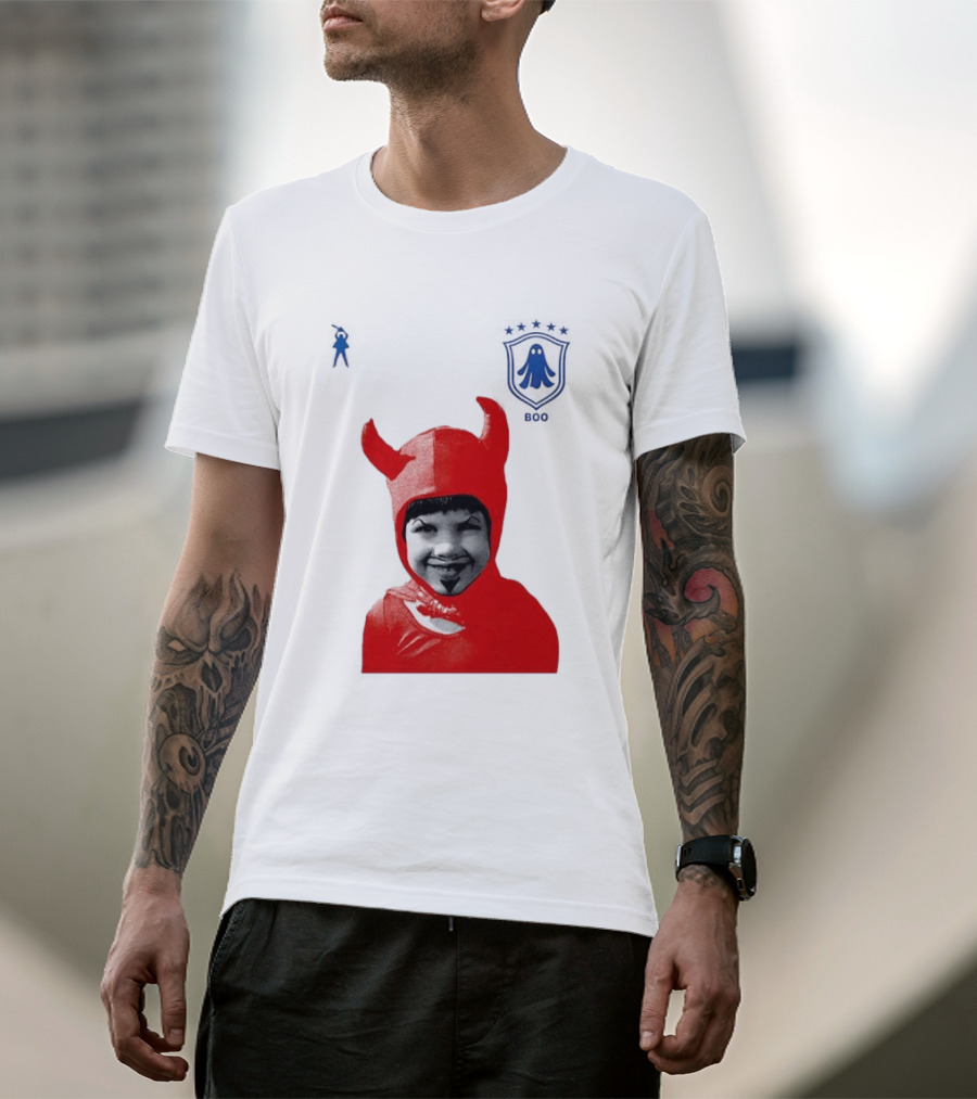 Seleção Diabo Problem Child Red Devil Costume T-Shirt
