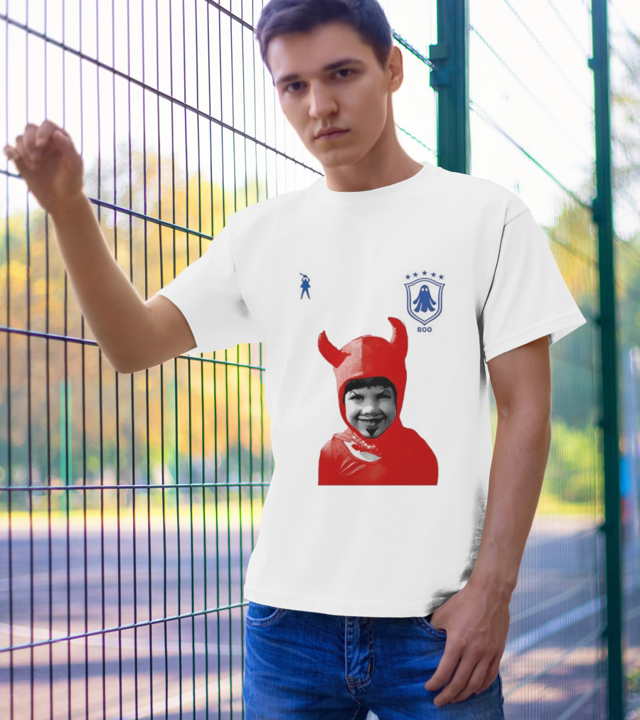 Seleção Diabo Problem Child Red Devil Costume T-Shirt