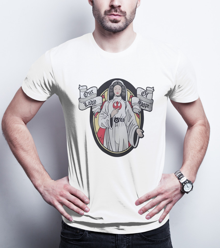 Princess Leia Our Lady Of Hope Star Wars Rebellion T-Shirt
