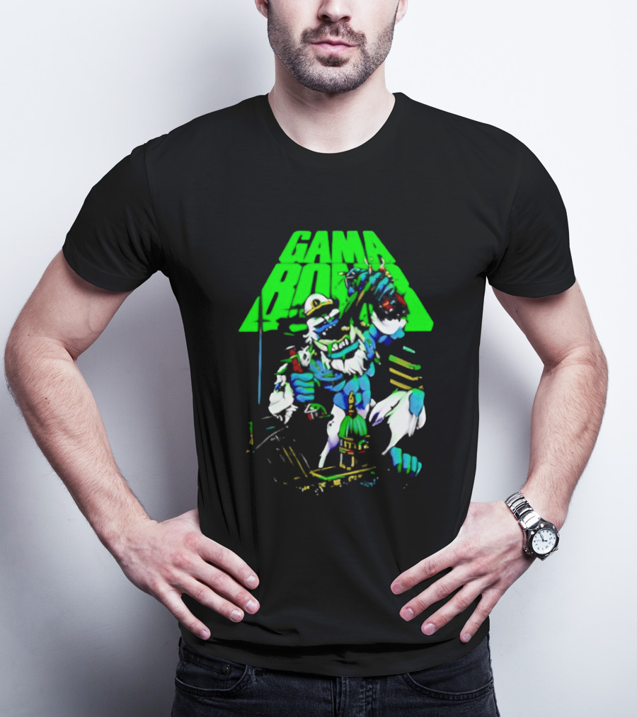 Gama Bomb Drink Up Skeleton Monster Cheers T-Shirt