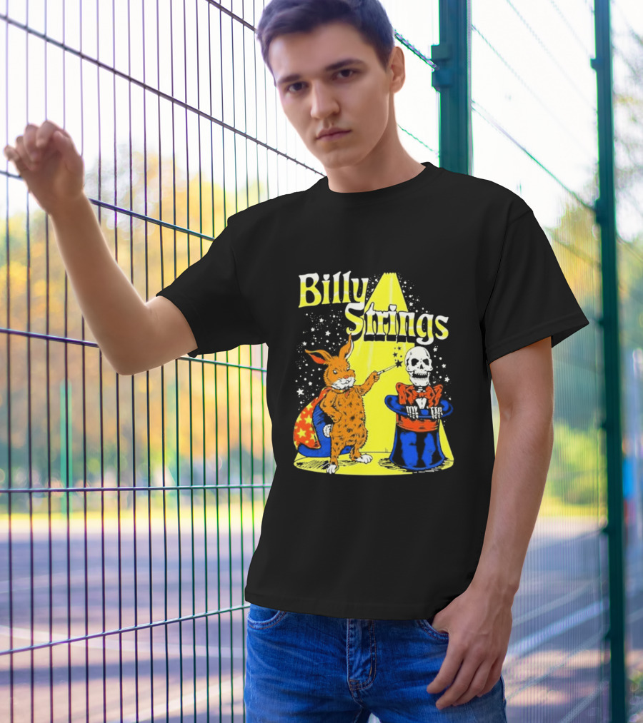 Billy Strings Rabbit Magician Skeleton Star Cape T-Shirt