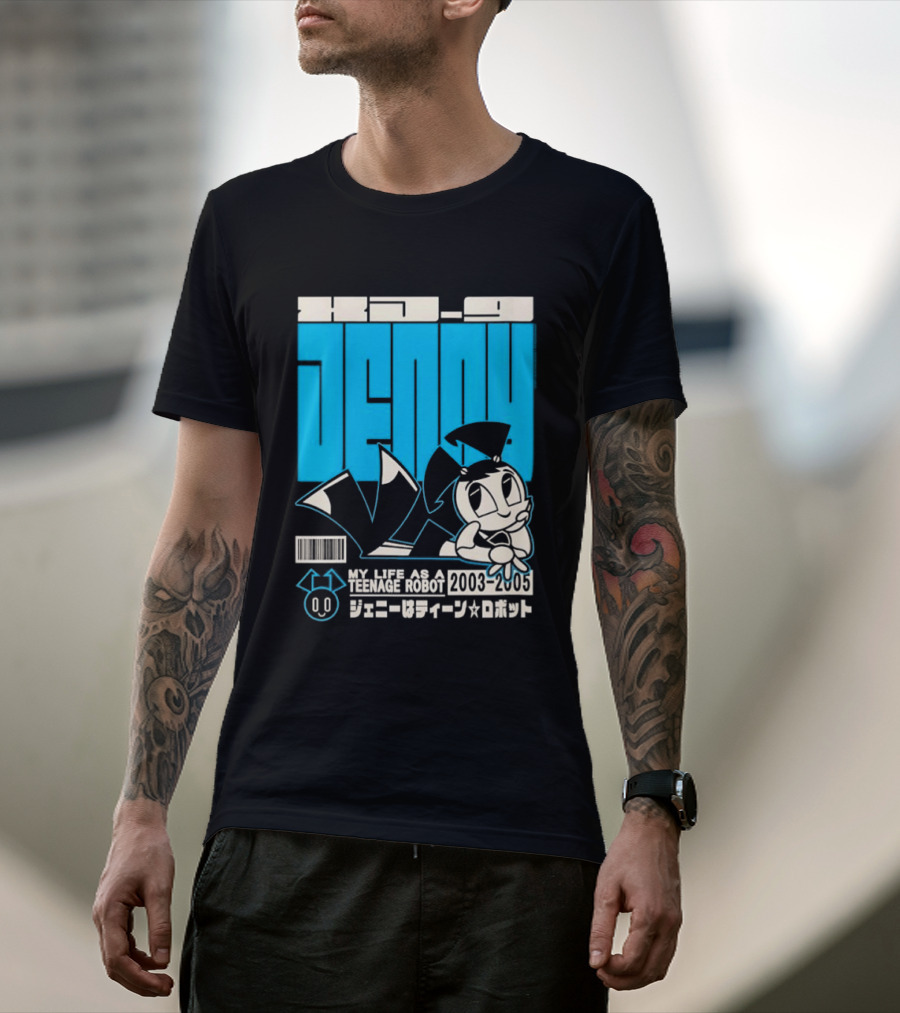 Jenny Kanji My Life As A Teenage Robot 2003 2005 Retro Manga Anime T-Shirt