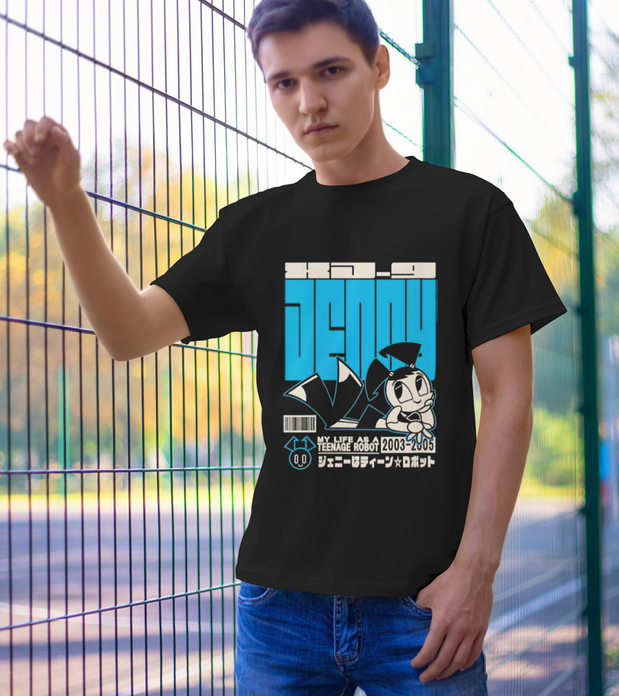 Jenny Kanji My Life As A Teenage Robot 2003 2005 Retro Manga Anime T-Shirt