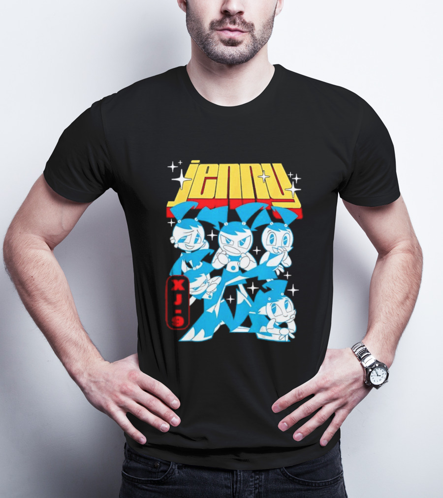 Jenny XJ 9 My Life As A Teenage Robot Blue Transformation T-Shirt