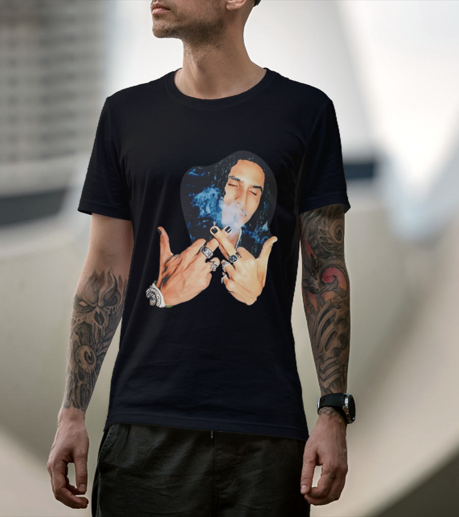 Brazil Matue Smoking Cigarette With Rings And Smoke T-Shirt