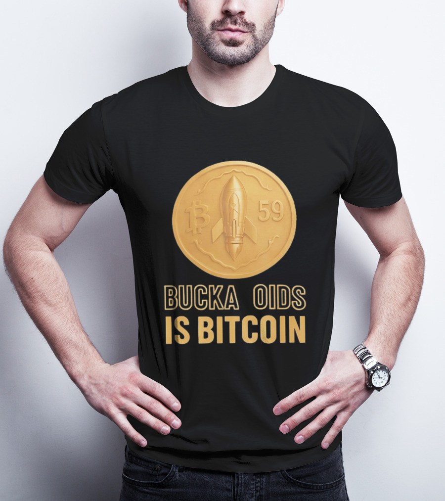 Buckazoids Bitcoin Rocket Coin B 59 T-Shirt
