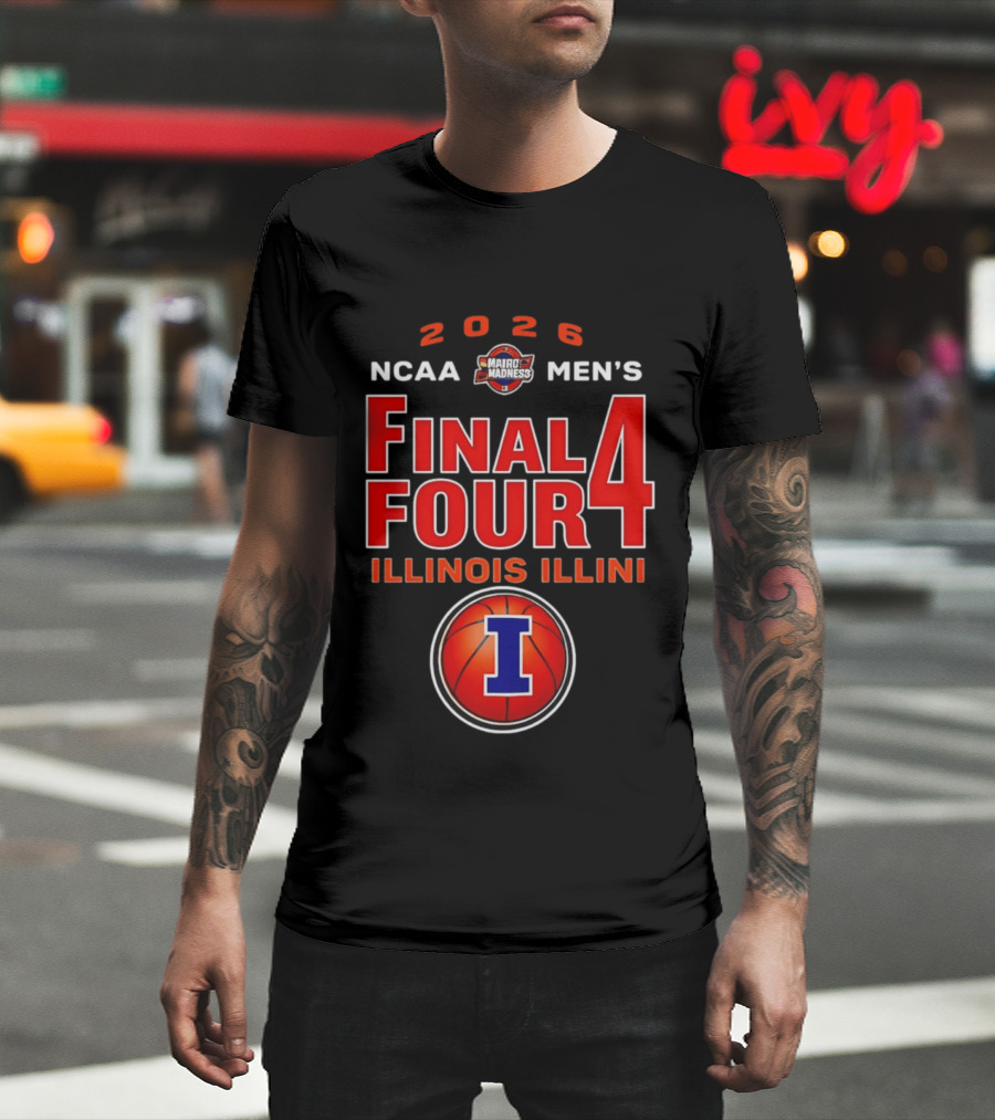 2026 NCAA Men's Final Four Illinois Illini March Madness T-Shirt