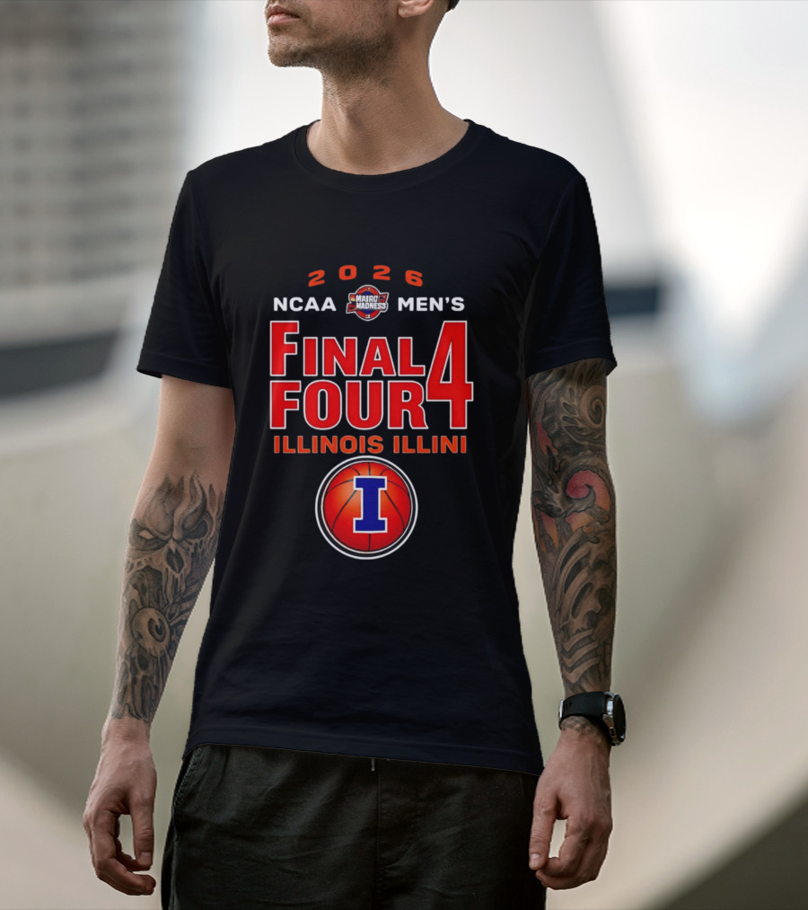 2026 NCAA Men's Final Four Illinois Illini March Madness T-Shirt