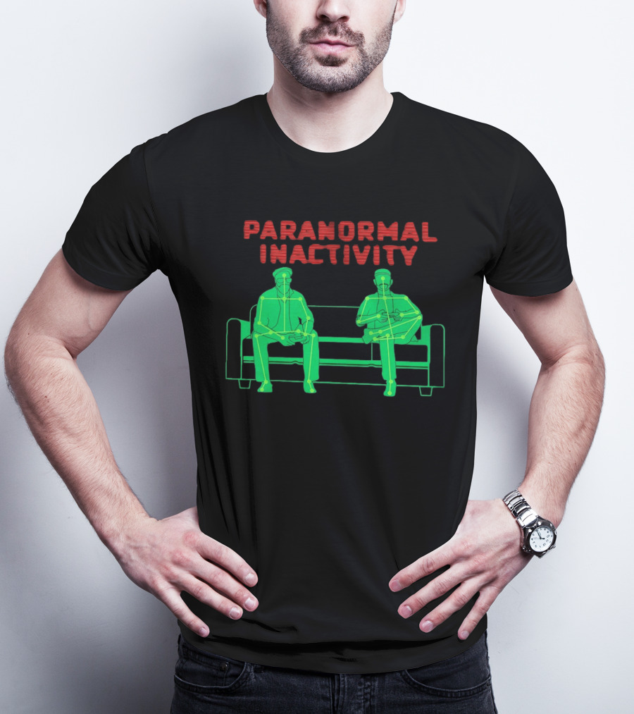 Paranormal Inactivity Gaming Couch Steve Gonsalves Dave Tango T-Shirt