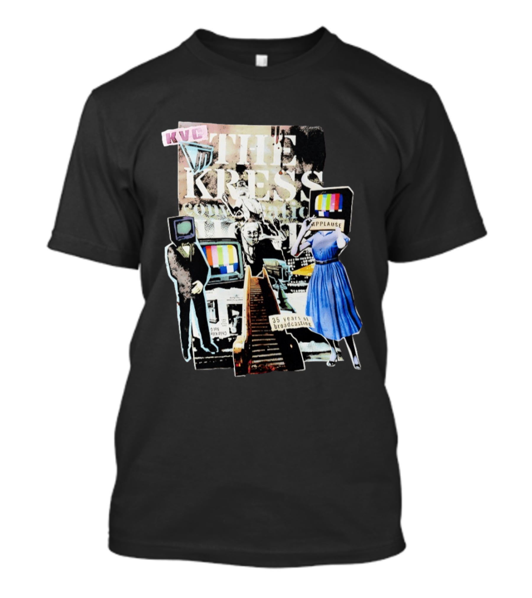 KVC The Kress 35 Years Of Broadcasting TV Applause T-Shirt