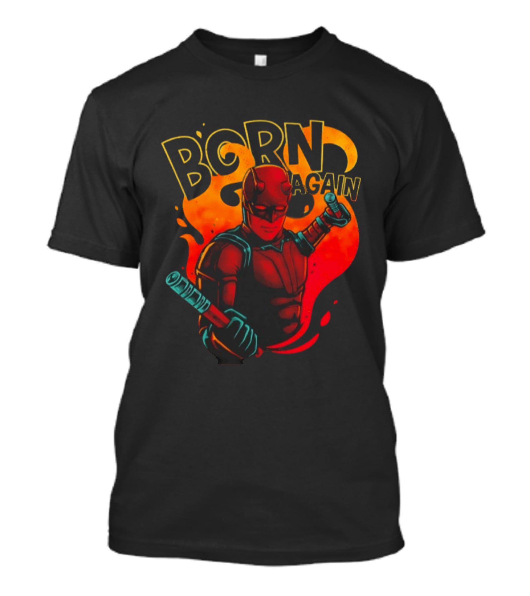 Born Again Daredevil Fiery Resurrection T-Shirt