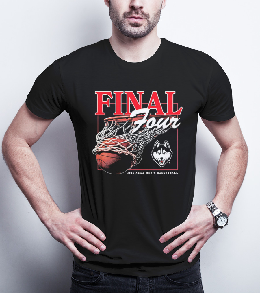 UConn Men's Basketball 2026 NCAA Final Four March Madness T-Shirt