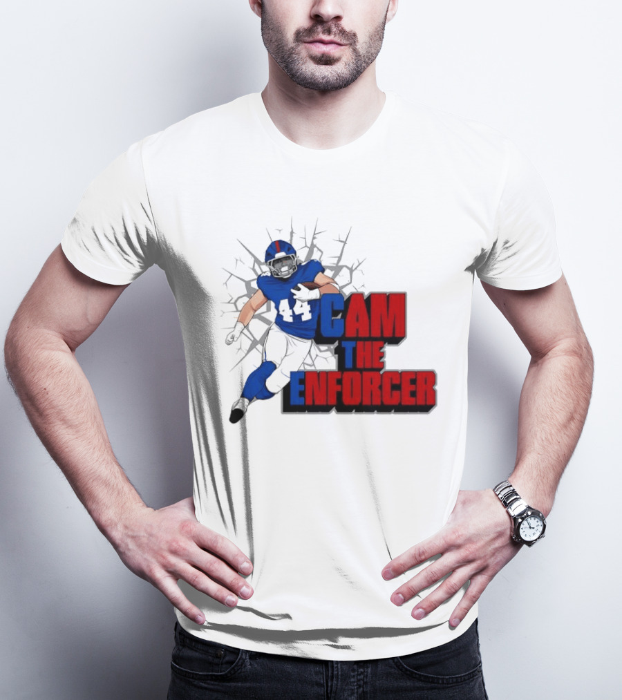 Cam The Enforcer New York Giants Football Player T-Shirt