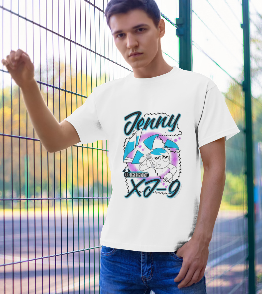 Jenny XJ 9 My Life As A Teenage Robot Airbrush T-Shirt