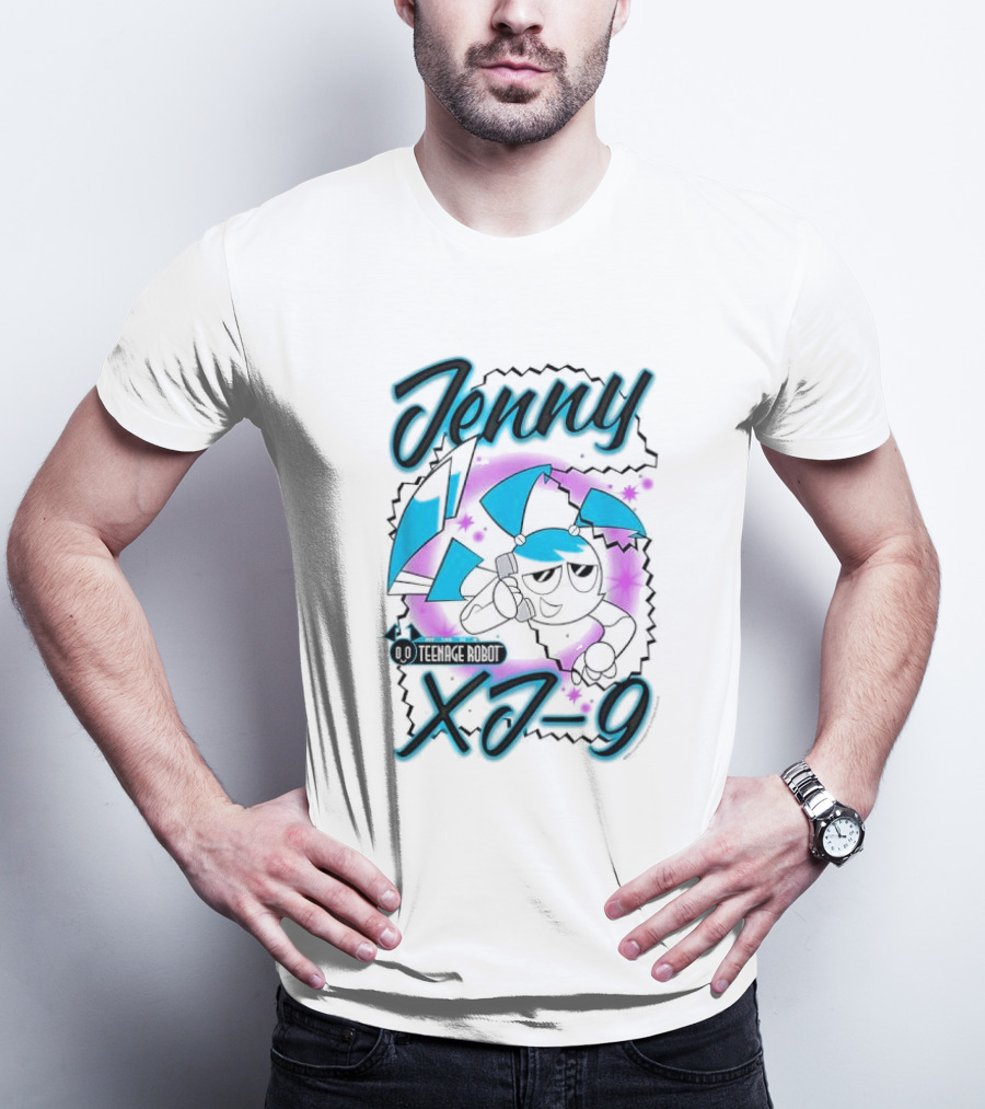 Jenny XJ 9 My Life As A Teenage Robot Airbrush T-Shirt