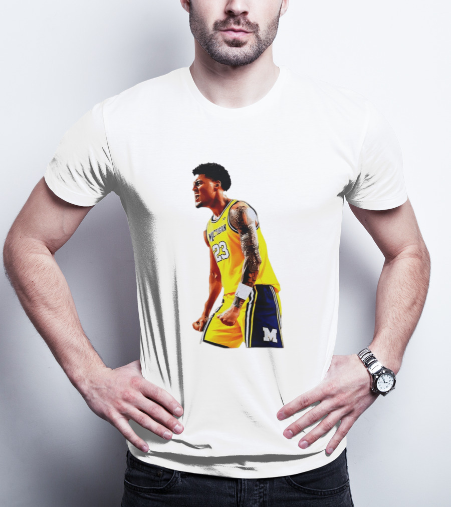 Yaxel Lendeborg Flex Motion Elite Energy Michigan Basketball 23 Jersey T-Shirt