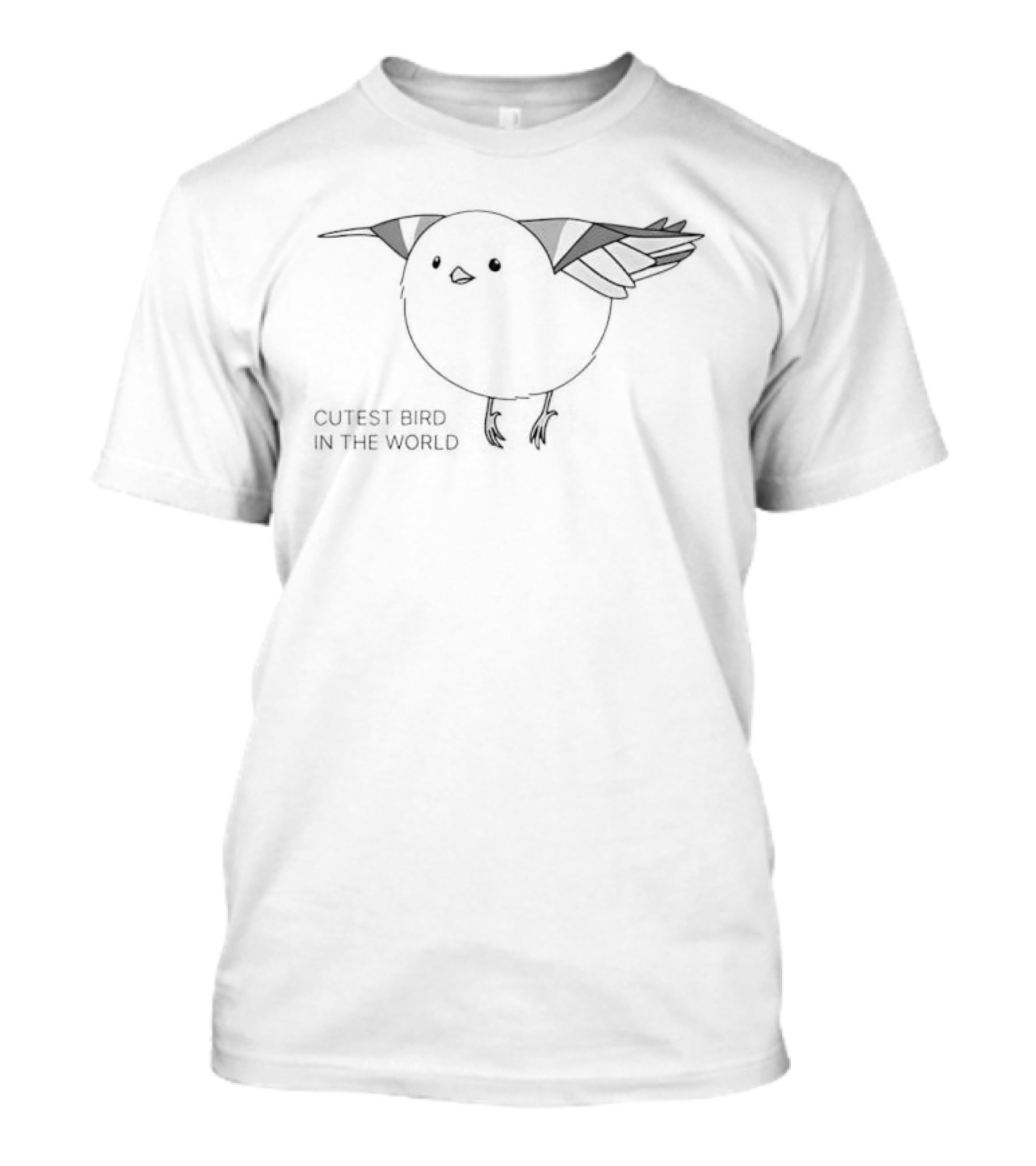 Round Bird Adorable Chick Fluffiest Cutest Bird In The World T-Shirt