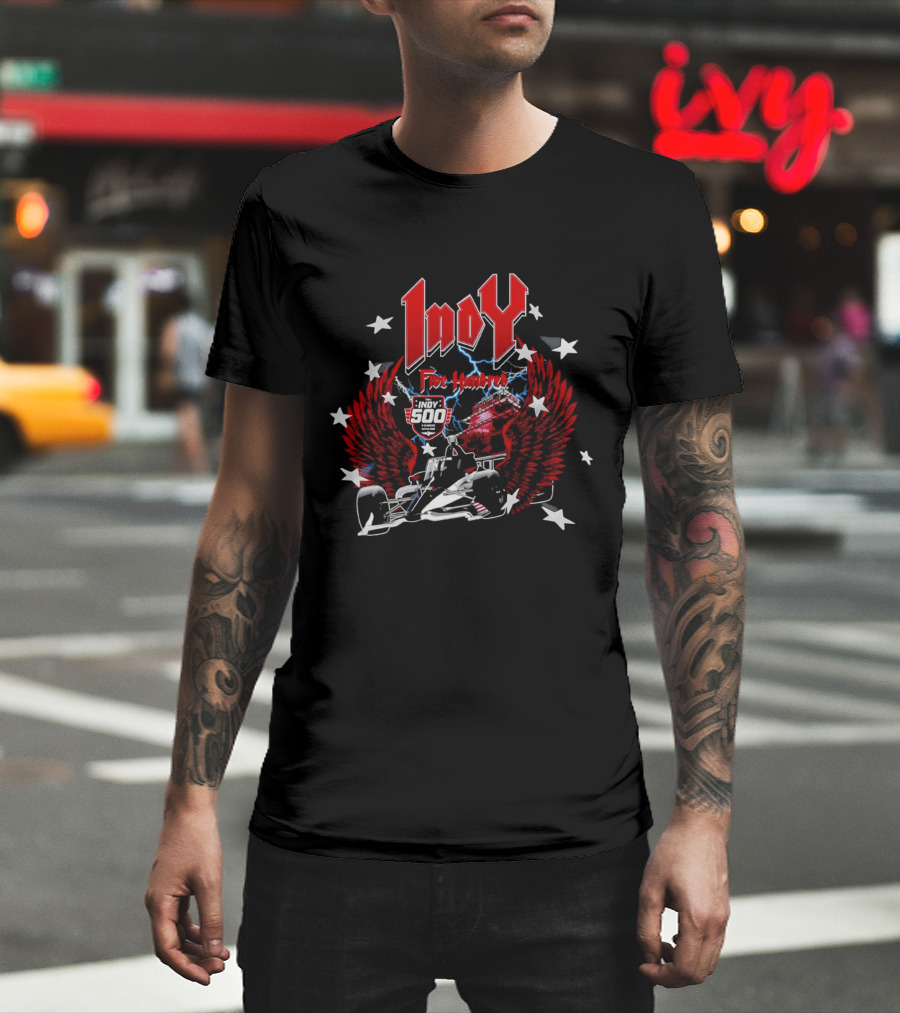 Indy 500 Car Five Hundred Racing 2026 Victory Wings T-Shirt