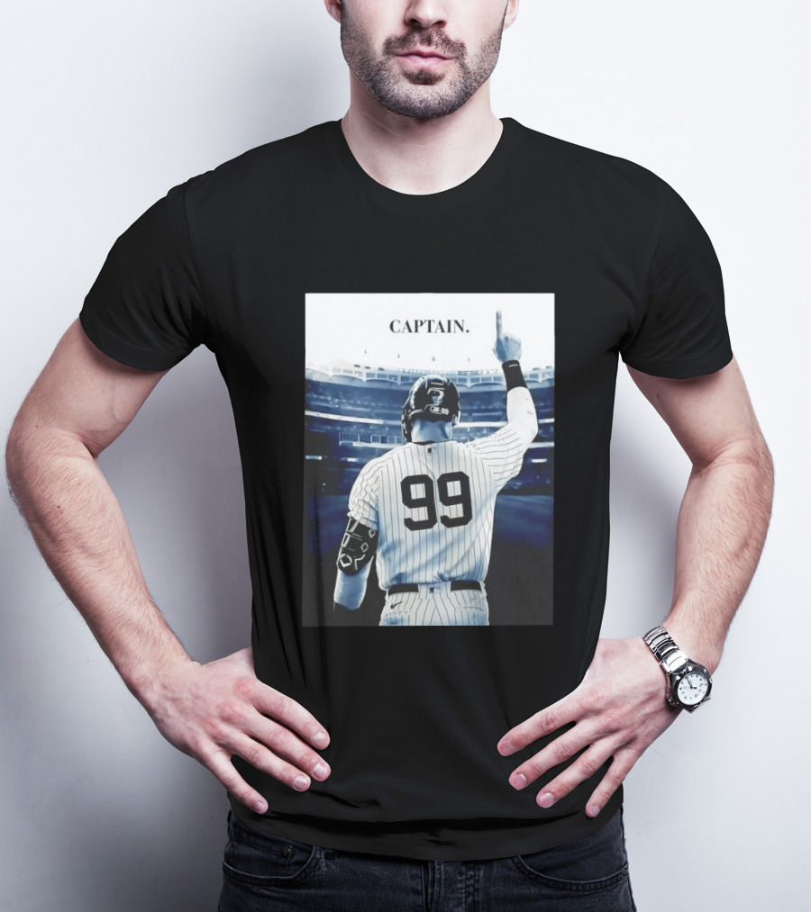 Aaron Judge 99 New York Yankees Captain Pointing Celebration T-Shirt