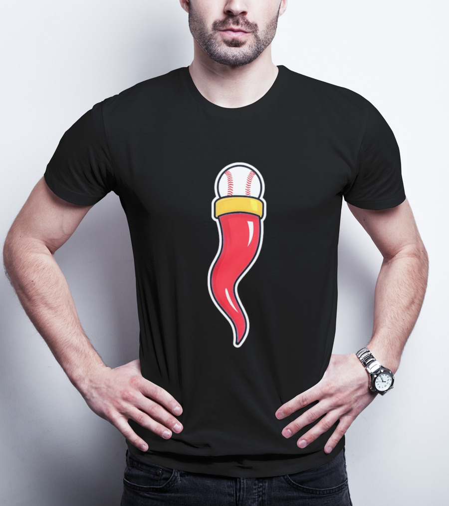 Cornicello Baseball Charm World T-Shirt