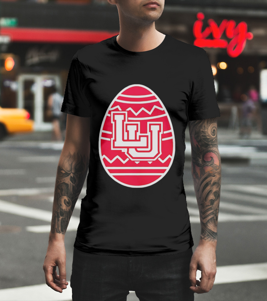 Liberty Union LU Easter Egg Red And White T-Shirt