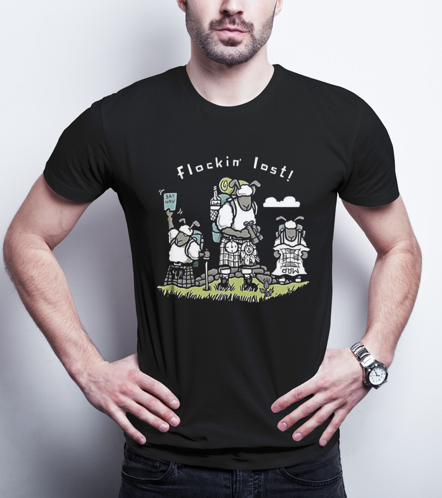 Flockin' Lost Sheep Camping Adventure T-Shirt