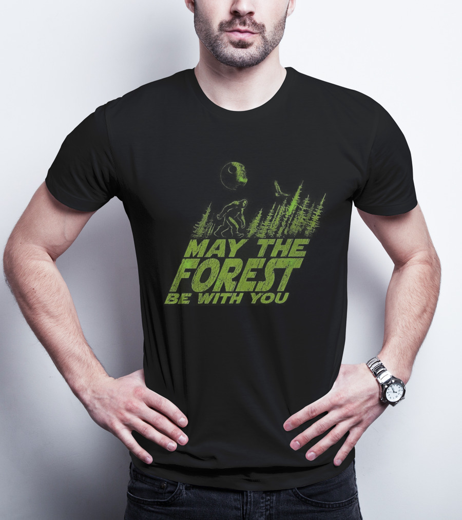Forest Squatch May The Forest Be With You T-Shirt