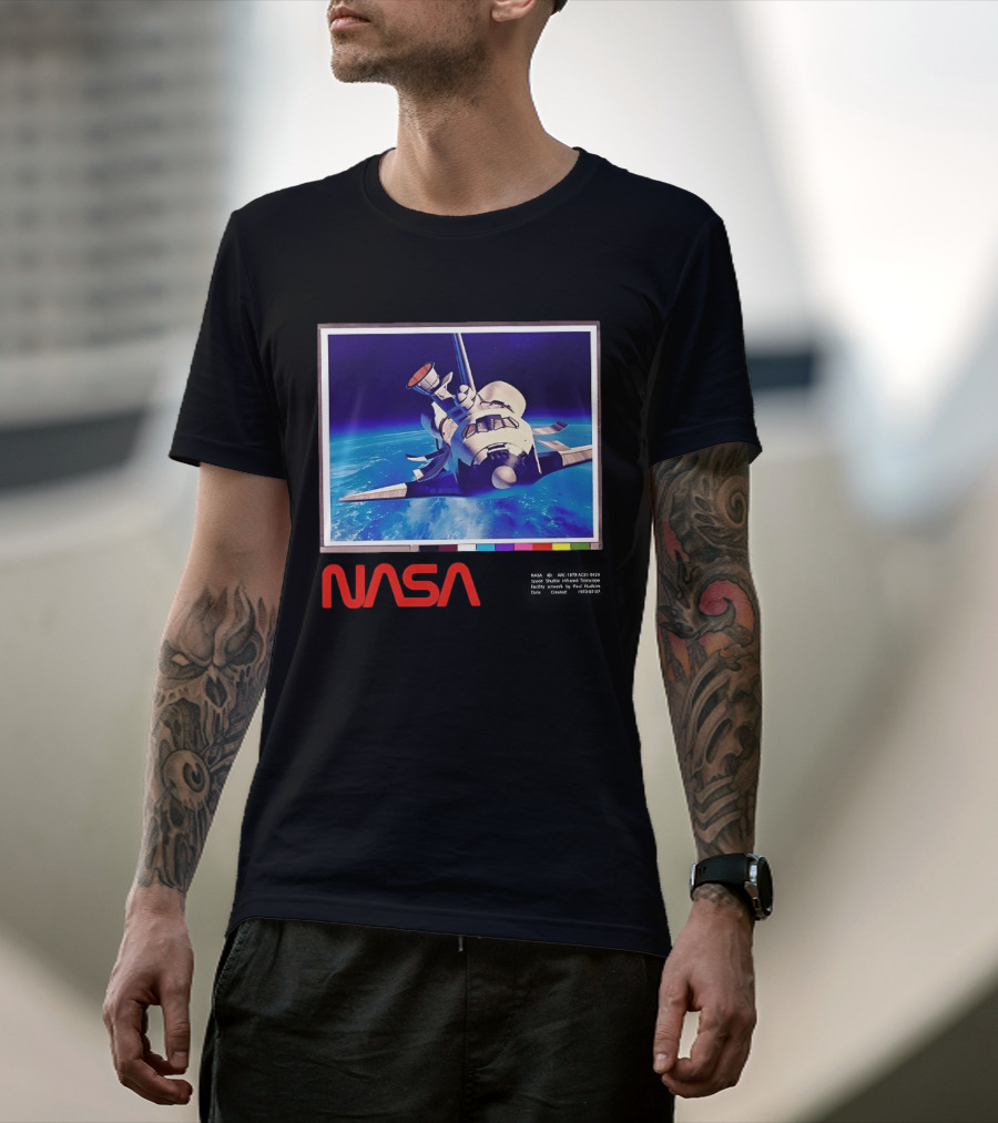 Space Shuttle In Orbit NASA T-Shirt