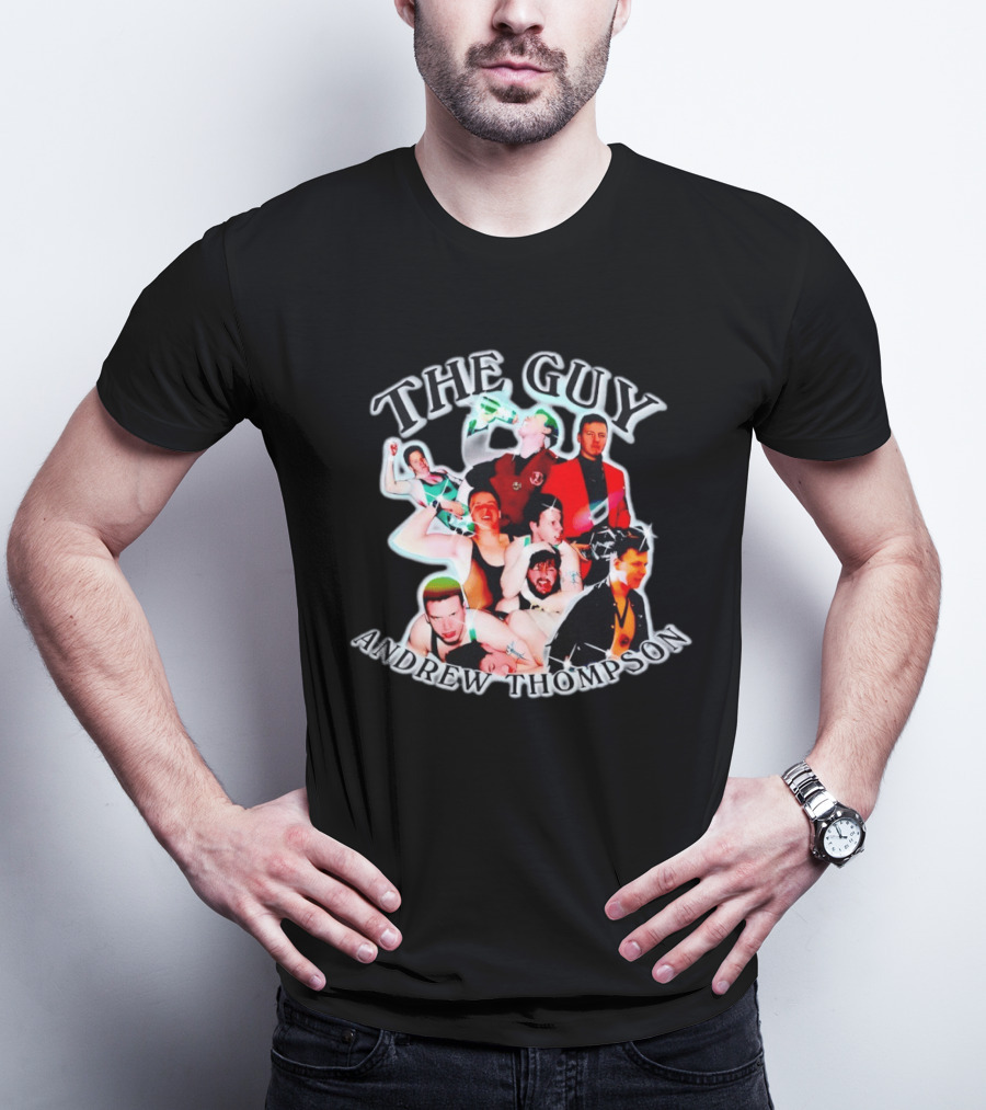 Andrew Thompson The Guy Birthday Celebration Collage T-Shirt