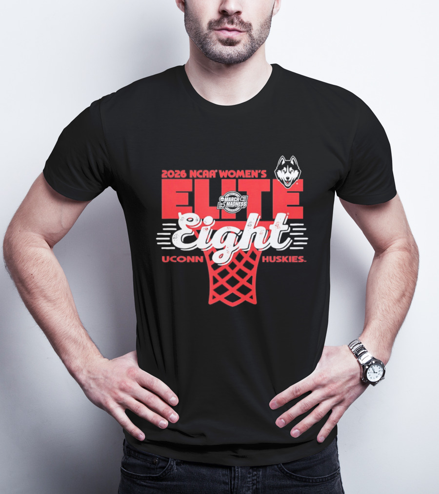 2026 NCAA Women's Elite Eight UConn Huskies Basketball T-Shirt